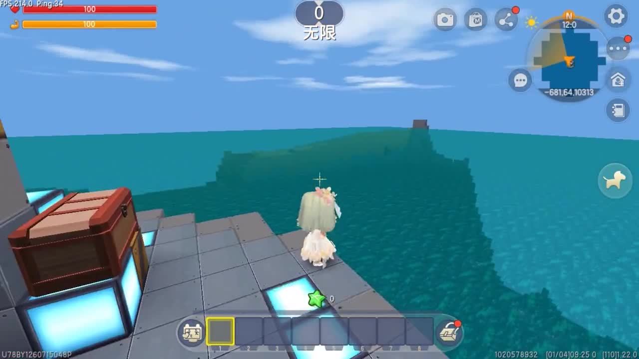 迷你世界:海贼王生存!只有海洋没有大陆,汉堡能打败boss吗?