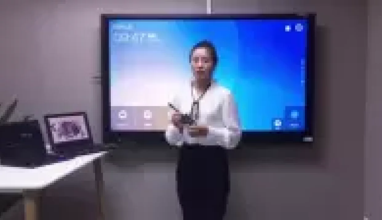 鸿合无线传屏器使用视频