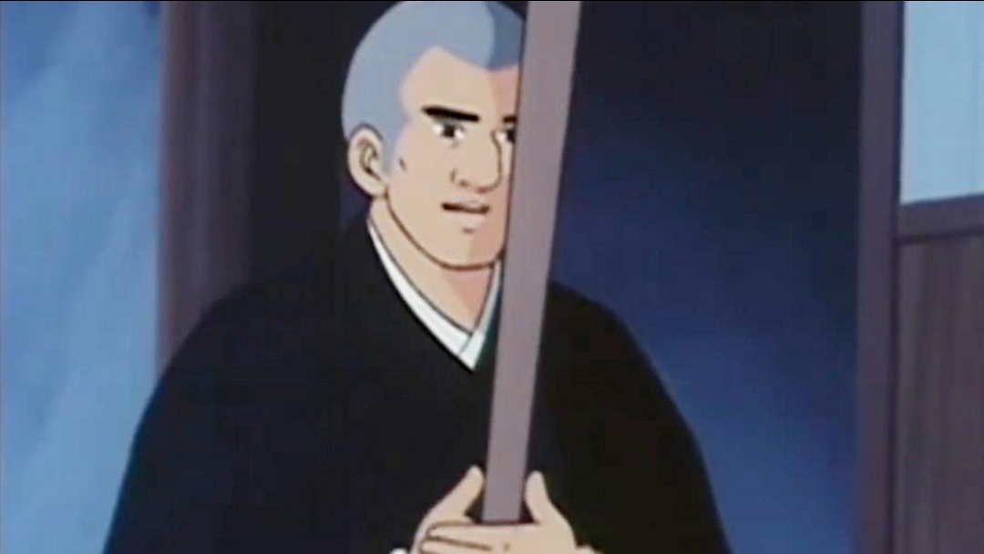大和尚听说一休很聪明,于是向他挑战,结果被一休轻松击败
