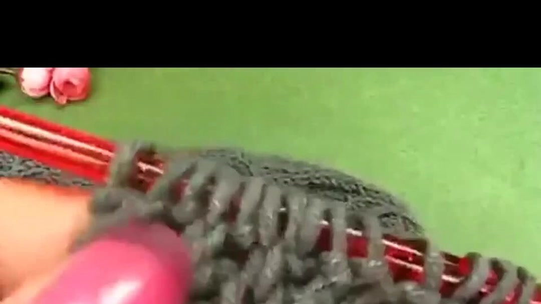 简单围巾的织法图解 手工围巾织法视频 {T}