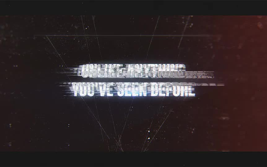 AE模板-故障效果的电影预告片模板