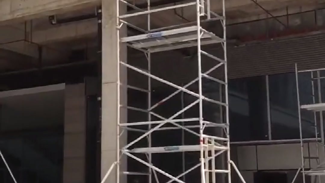 铝合金脚手架出租一套多少,广州出租多套铝制移动式脚手架