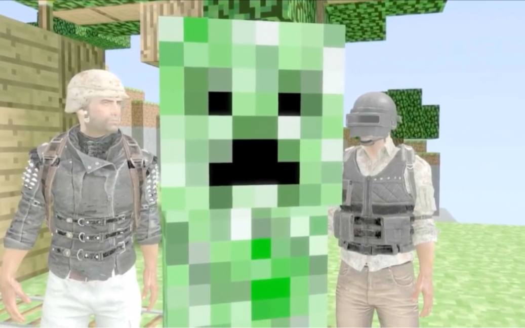 我的世界动画(4):在我的世界玩绝地求生会怎么样