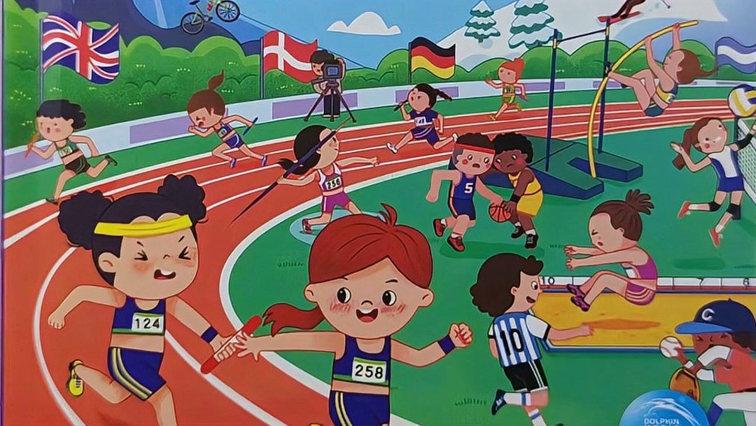 绘本翻翻书运动会,让宝宝从小爱上运动