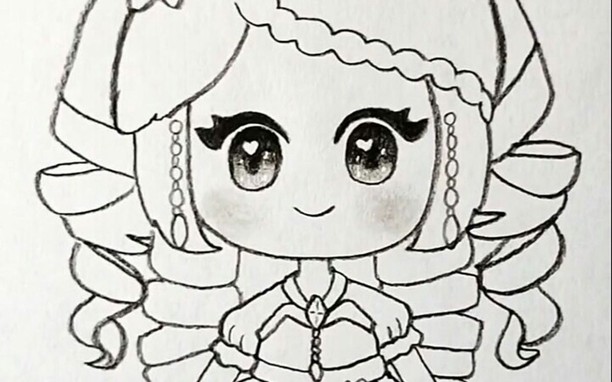 画好看的叶罗丽公主 #叶罗丽精灵梦 #可爱简笔画