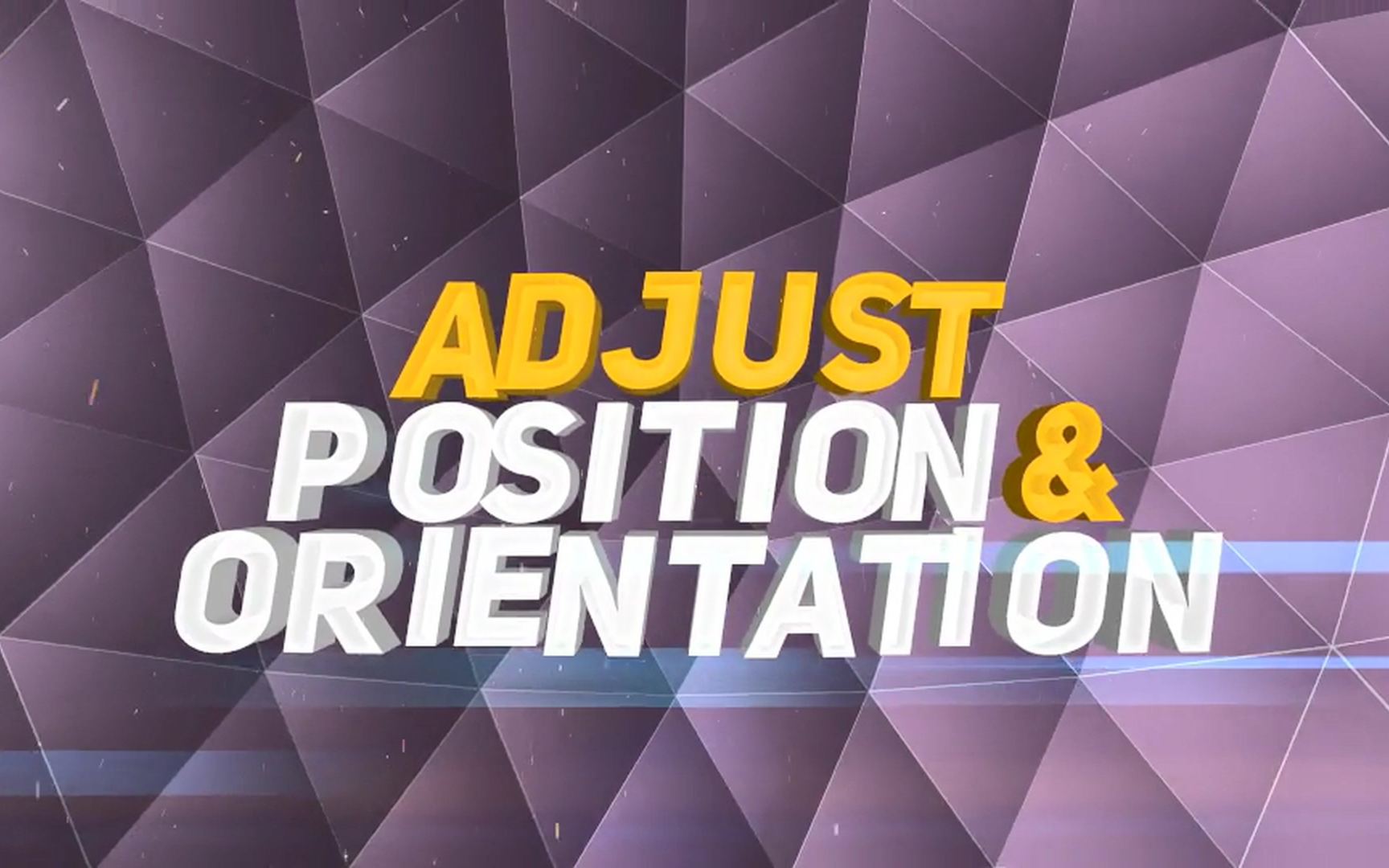 AE模板-3D字体摆动效果的文字标题模板视频