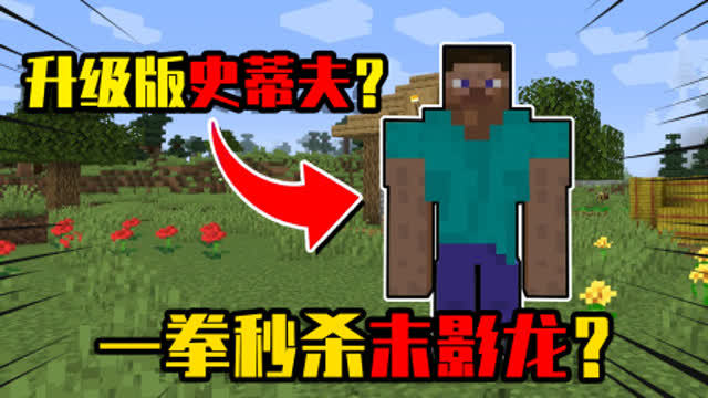我的世界:当一个MC存档玩了10年,史蒂夫变成了超人!