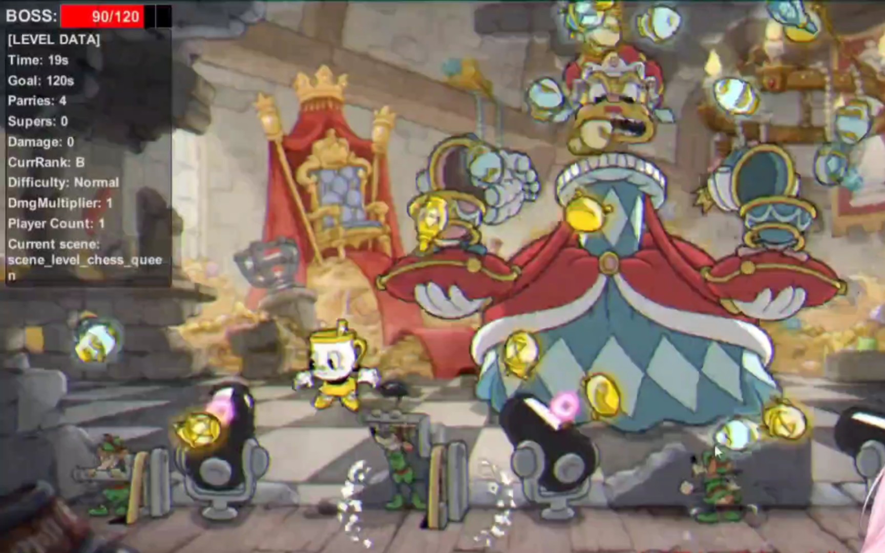 【茶杯头】极难mod 皇后 无伤