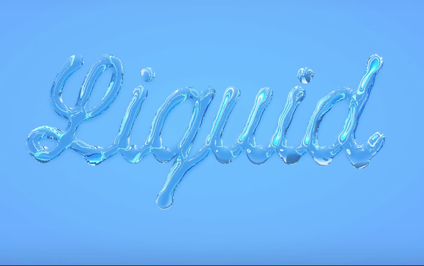 【训练营教你玩转PS】教你制作水流字效