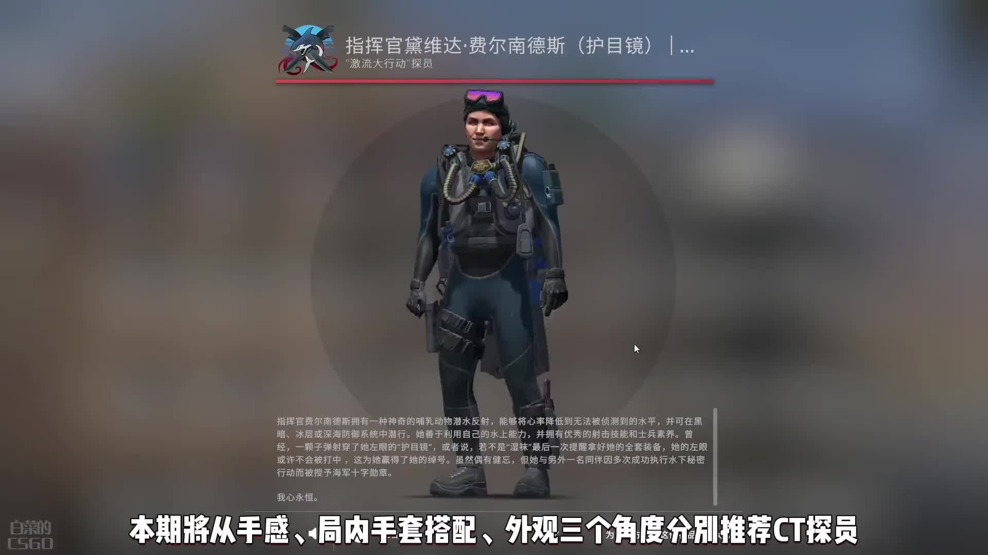 CSGO优质CT探员推荐 #csgo #csgo皮肤推荐 #csgo探员 #csgo皮肤
