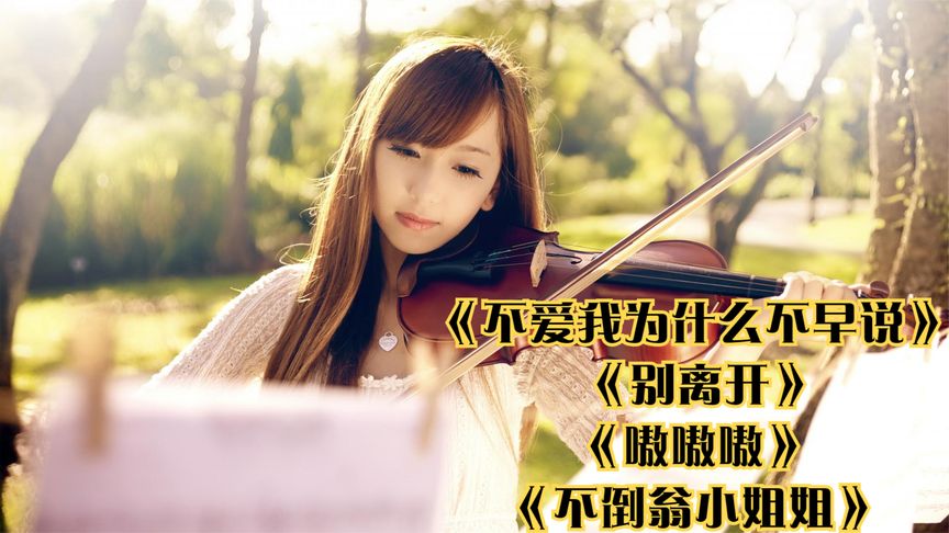 《不爱我为什么不早说》《别离开》《嗷嗷嗷》《不倒翁小姐姐》