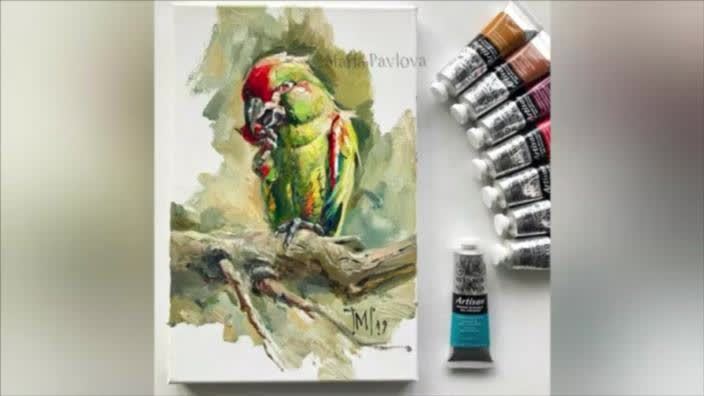 油画基础入门...