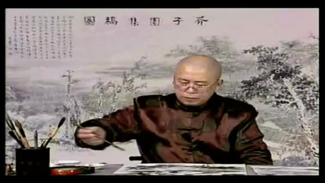 项鸿山水画视频