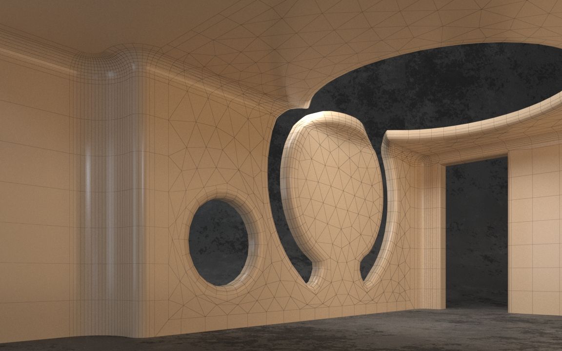 2022答疑155:小亮老师讲解3dmax野生模型教程,室内各种转角曲面的...