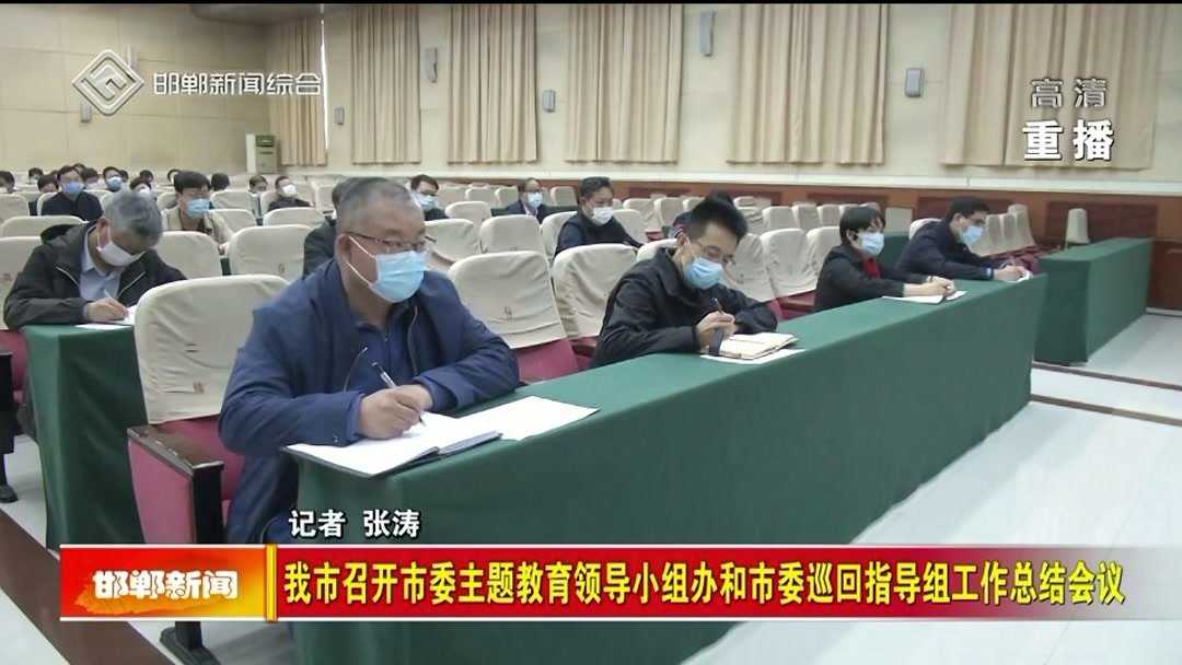 我市召开市委主题教育领导小组办和市委巡回指导组工作总结会议