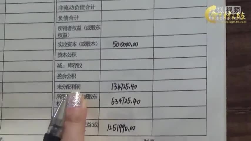 零起点入门-会计之如何编制资产负债表