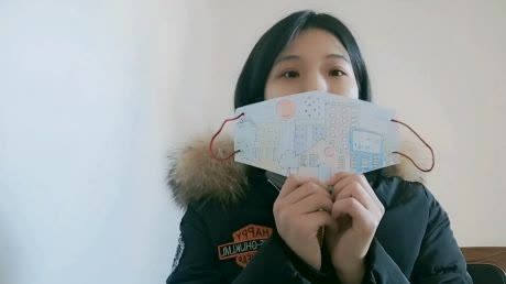 幼儿园手工纸口罩的做法:自制口罩教程来了,快来一起做吧