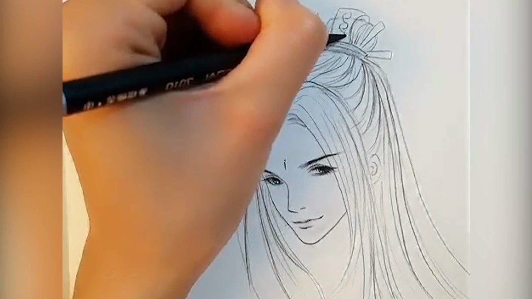 绘画-教你画古装男手绘热门