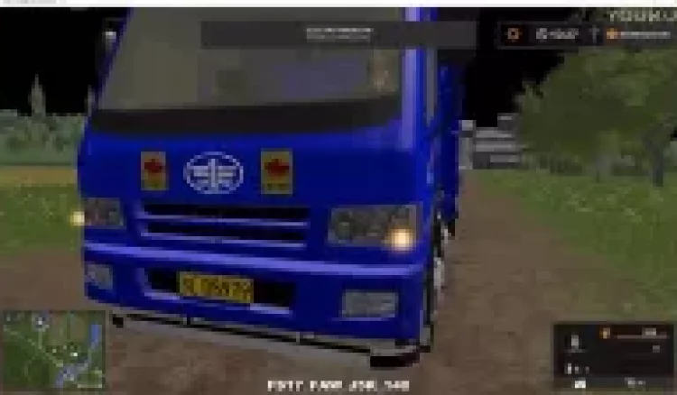 模拟农场17 FAW解放-骏威6x2中卡低栏板载货卡车MOD