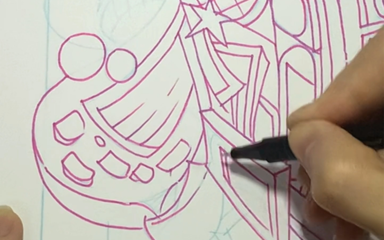 o旅行主题图形创意示范·行李箱&音箱同构o南昌大学设计学考研图形...