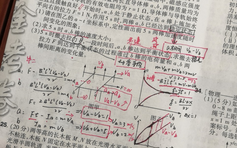 高三物理复习好题欣赏电磁感应双杆模型二2022011502