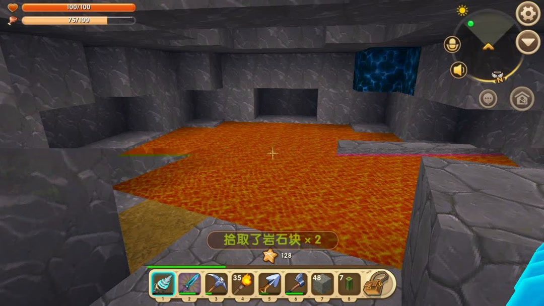 [嗡嗡侠] 迷你世界欢乐生存大冒险287地底挖矿好运不断?