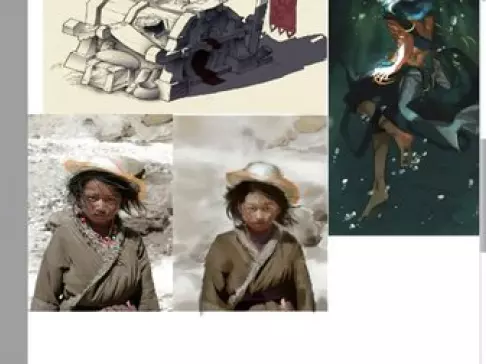 第四节:曾老师改画专场-游戏插画CG美术设计基础视频教程