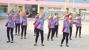 中老年广场健身操抓钱舞教程