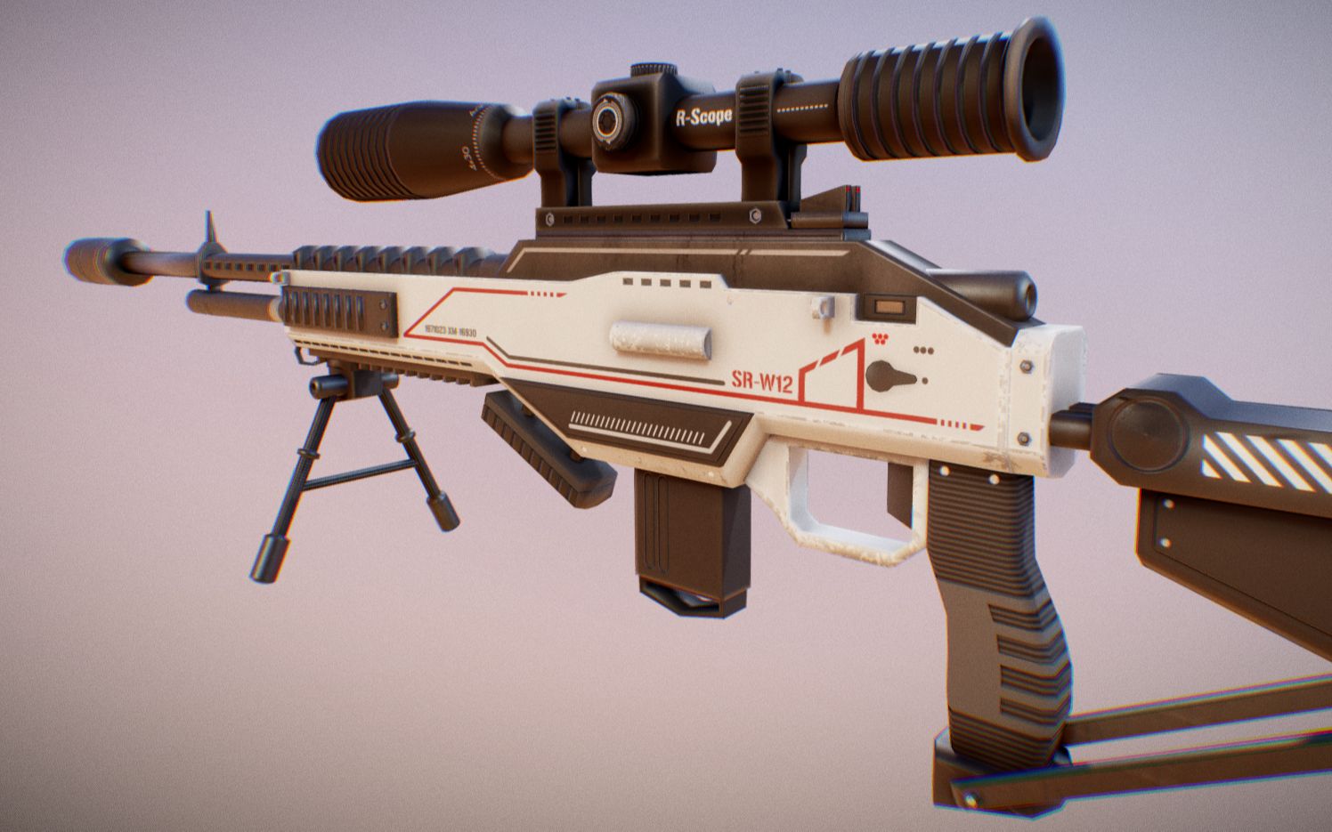 3D游戏建模:maya零基础枪械教程