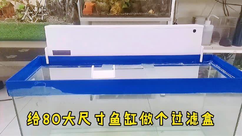 80尺寸的鱼缸做一个手工过滤盒效果怎么样