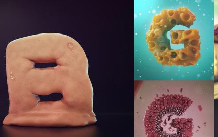 C4D创意字母文字动画教程(机翻字幕) Domestika – 3D Lettering: ...