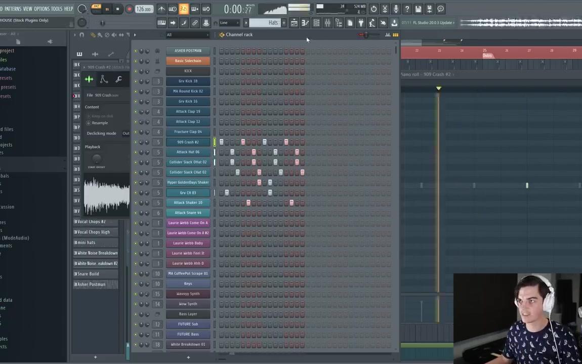 Asher Postman teaches FUTURE HOUSE! (FL Studio Stock Plugins) - ...