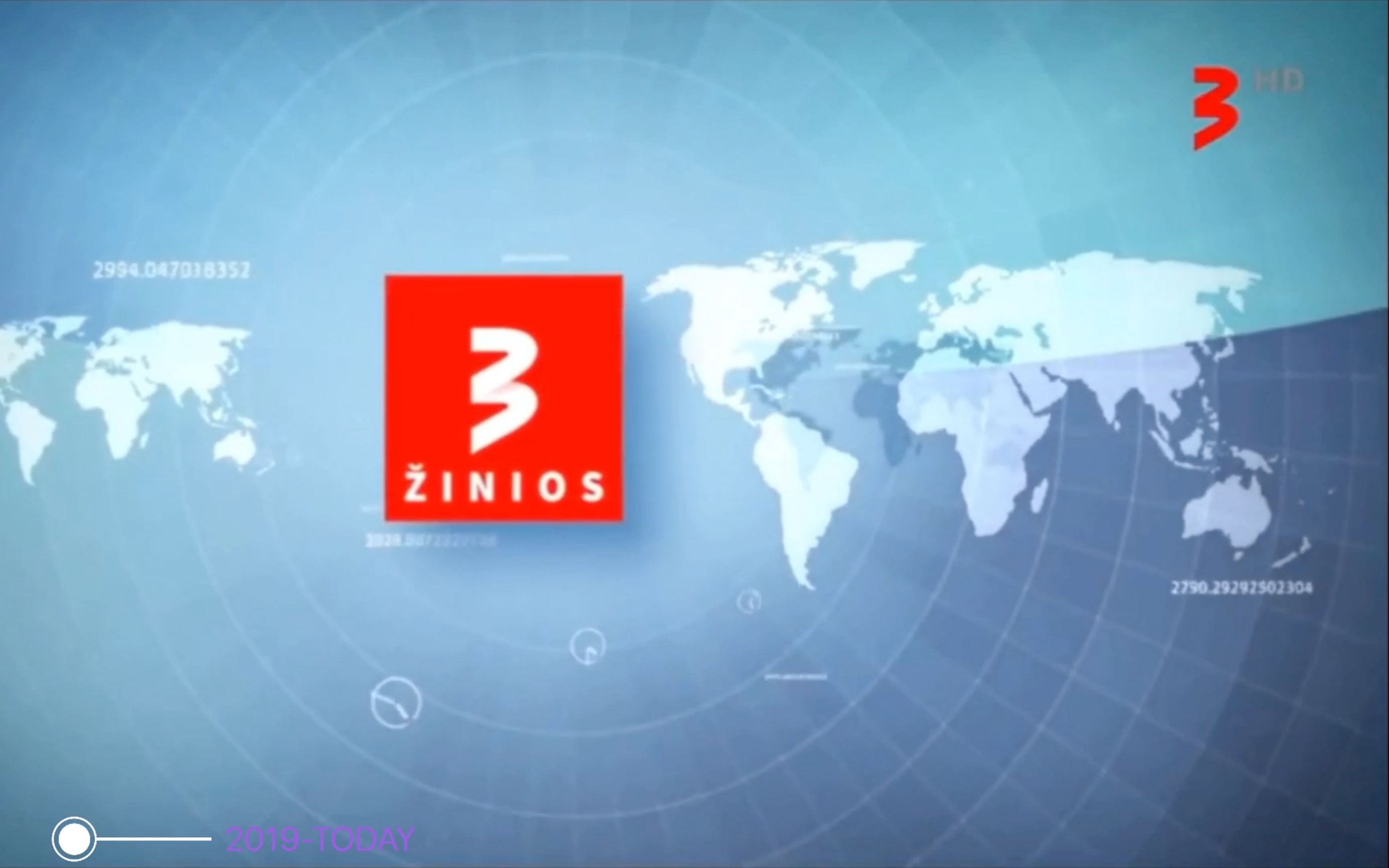 【放送文化】【欧洲】立陶宛电视三台(TV3)新闻(ŽINIOS)历年片头 ...