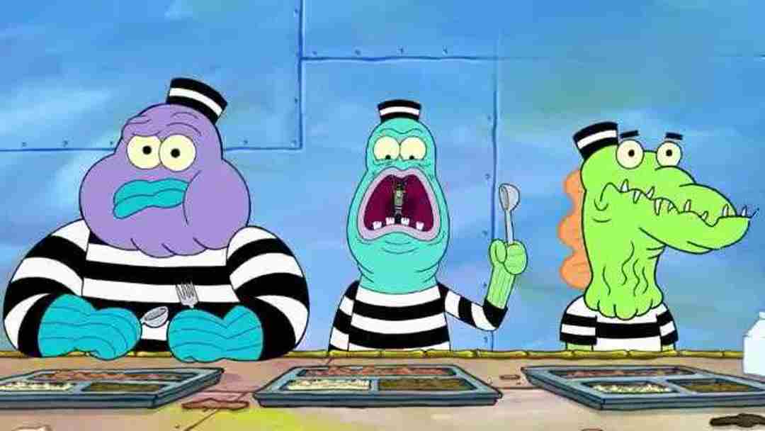 《海绵宝宝》痞老板成为监狱里的老大,所有的囚犯都很崇拜它呢!