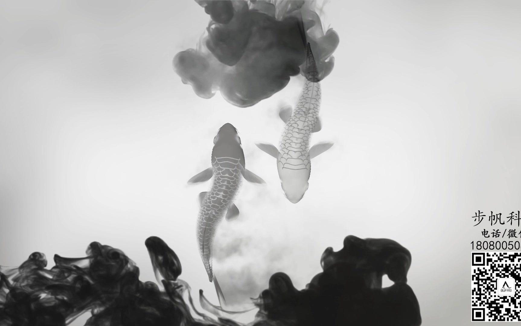 C4D三维创意水墨宣传视频