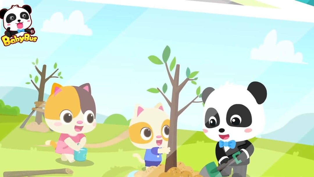 宝宝巴士:幼儿儿歌,儿童歌谣,幼儿故事,一年一度的植树节到啦
