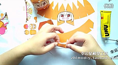 干物妹小埋纸模型制作视频
