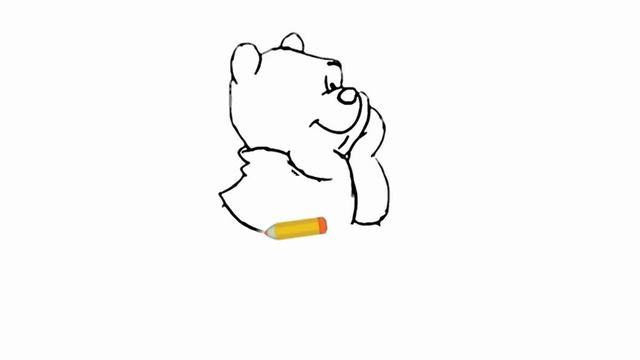 怎样画小熊维尼?