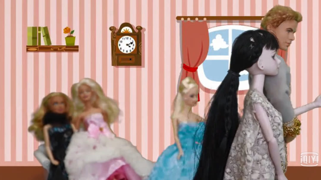 绒绒兔玩具:叶罗丽变身灰姑娘