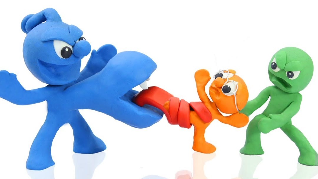 蓝精灵动画 动画片里的小垃圾食品上瘾