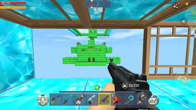 满背包的爆竹准备轰炸敌人基地,没想到炸弹卡在了这里