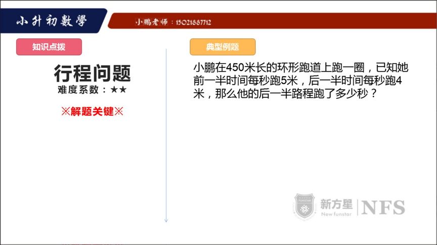 一道讨巧的行程问题…