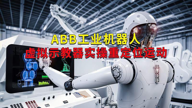 ABB工业机器人虚拟示教器实操重定位运动工蜂科技