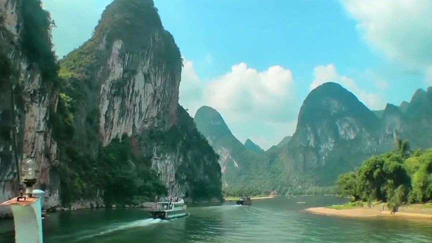 桂林山水甲天下,美丽风景如画,值得观看和欣赏