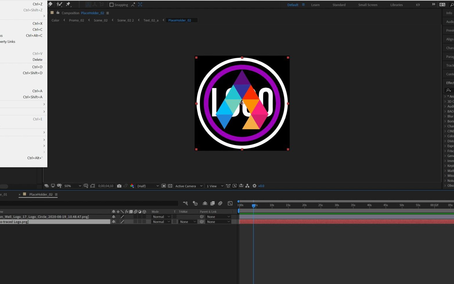 醒目的墙样机AE模板_Logo制作教程