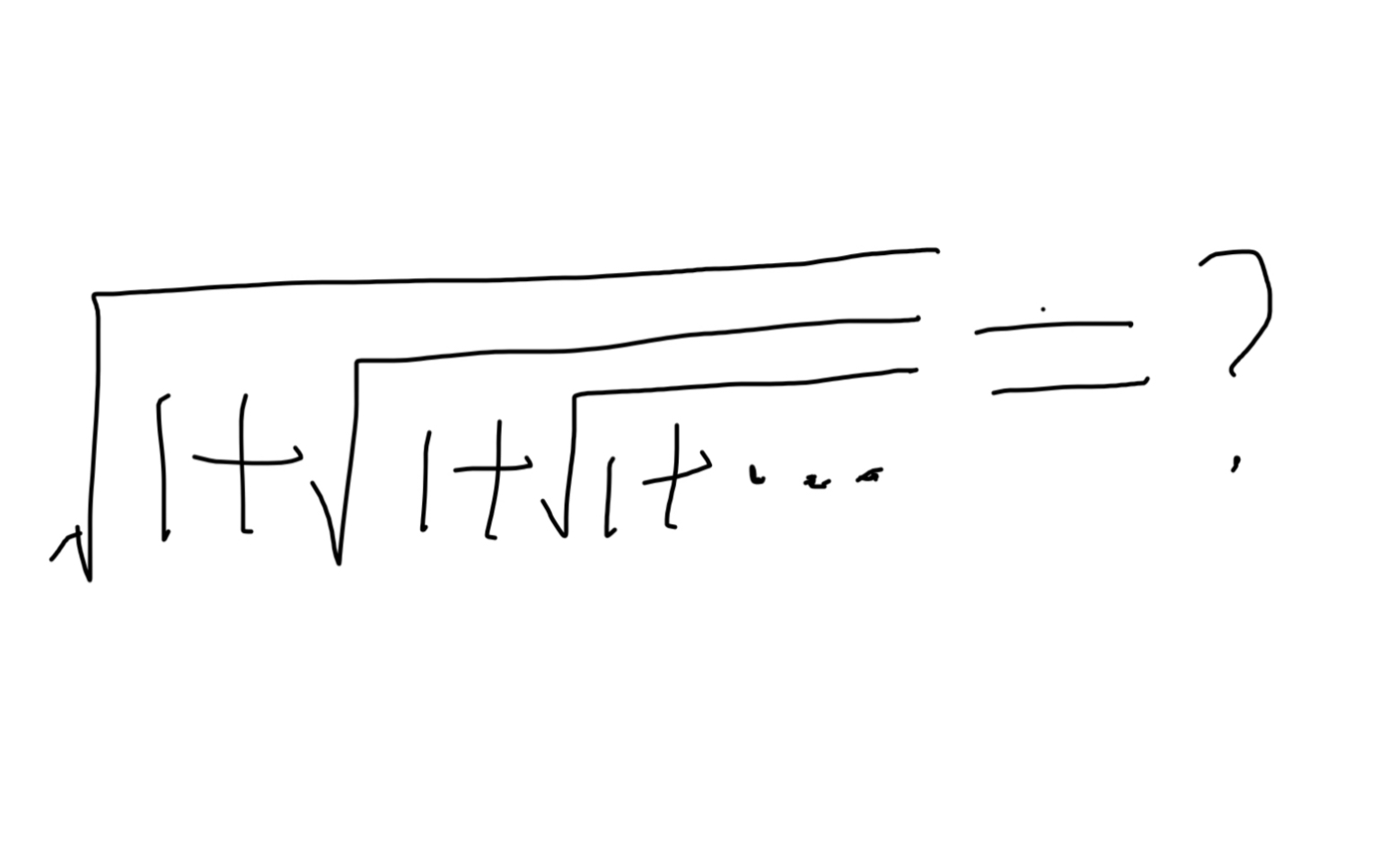 Humphrey讲数学.无限根号嵌套怎么算?黄金分割比的无限表达式....