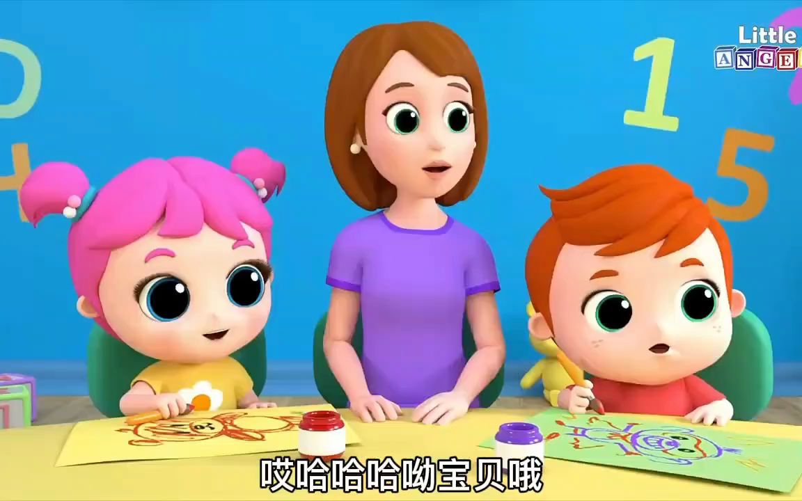 |动画|儿童|益智|宝宝一家迎来了新成员,小小宝贝出生啦~