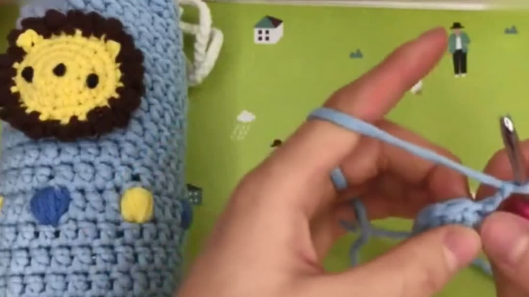 钩针编织卡通杯套第一集:很简单的编织,新手一学就会的教程