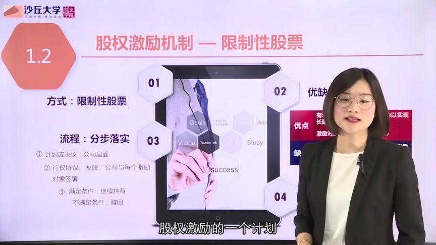 限制性股票激励机制:适合创始团队,激励对象有信心实现战略目标