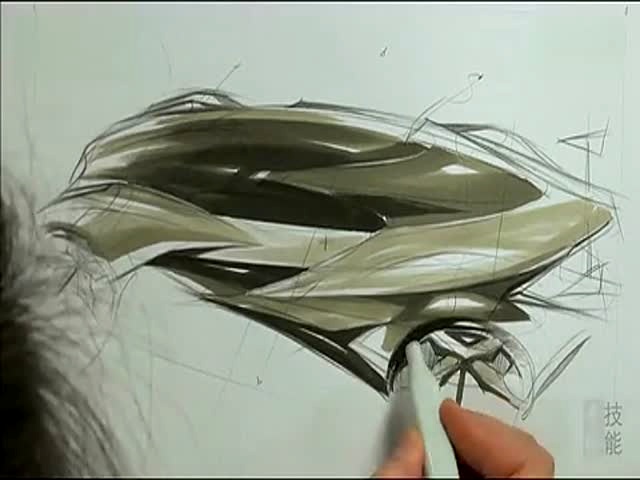 Sangwon Seok教你画汽车设计手绘效果图_高清